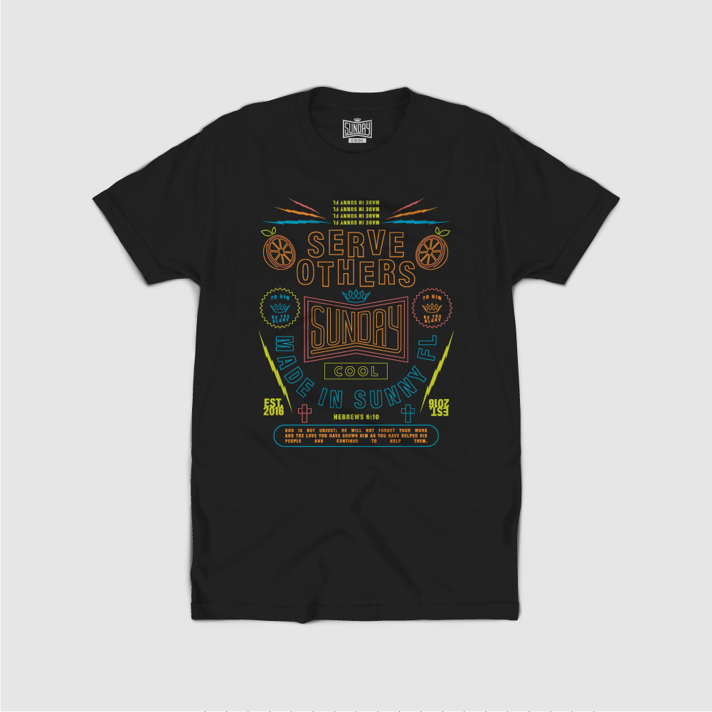 Neon Sign Tee - Digital Ink – Sunday Cool Swag Store
