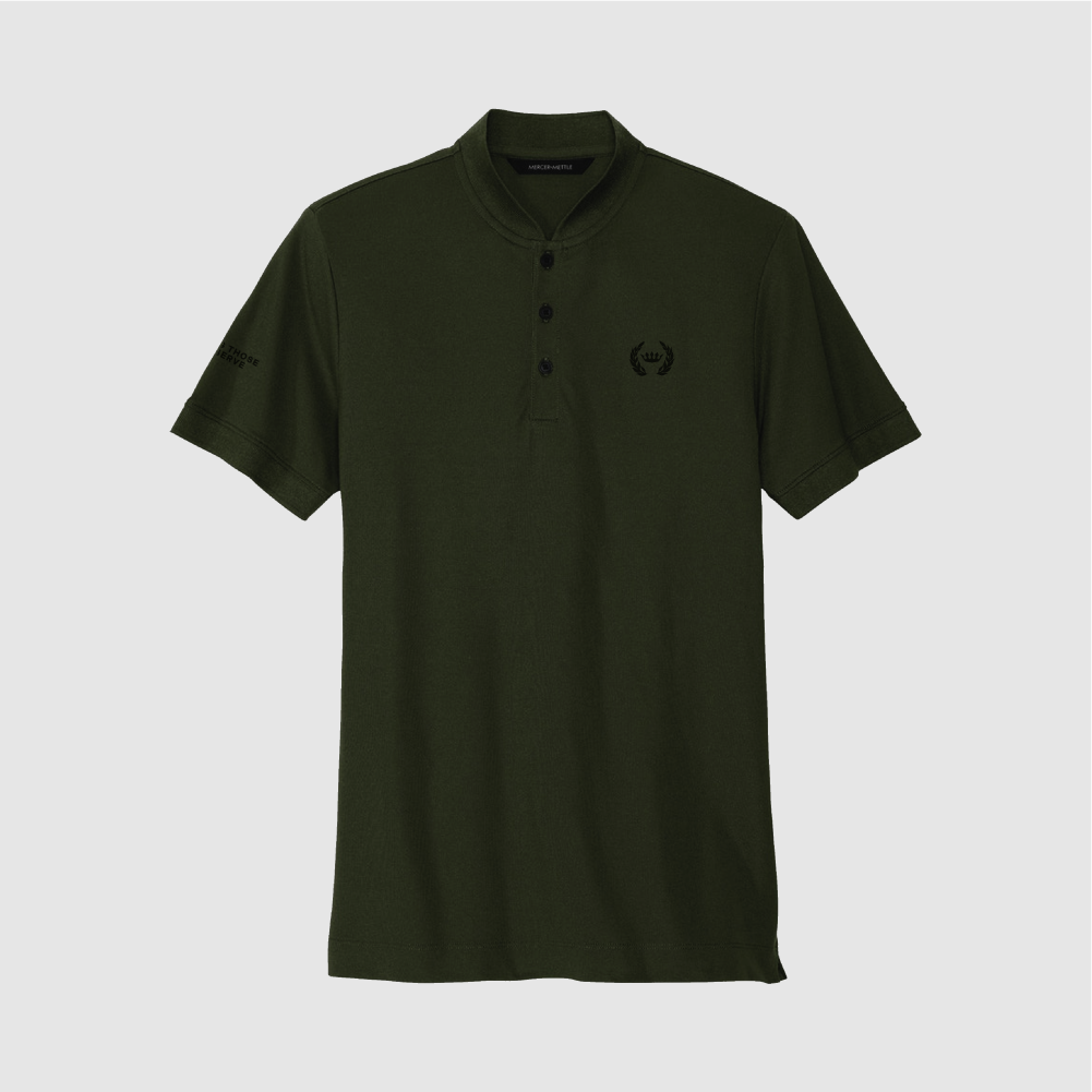 Crest Henley - Digital Ink – Sunday Cool Swag Store