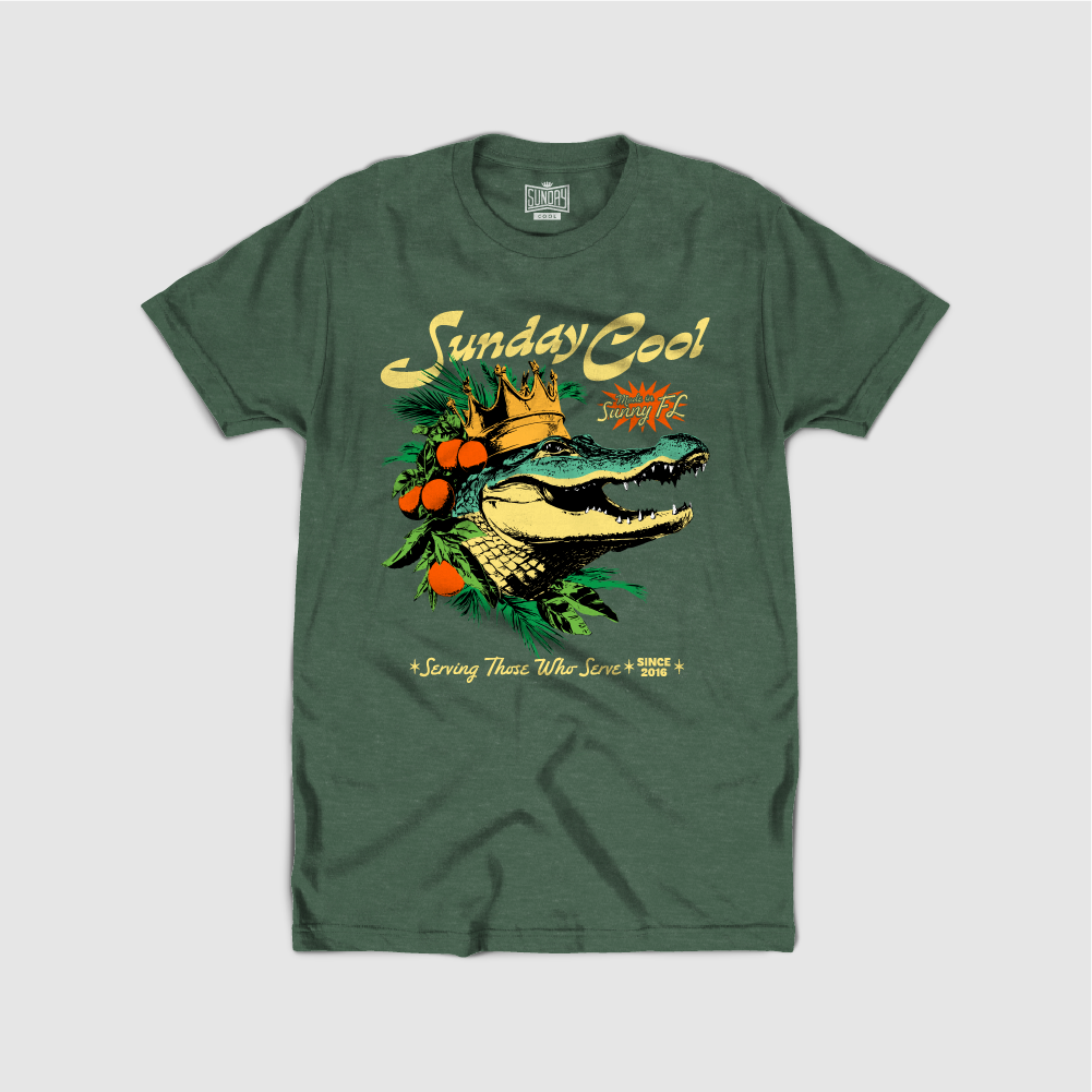 Alfred the Gator Tee – Sunday Cool Swag Store