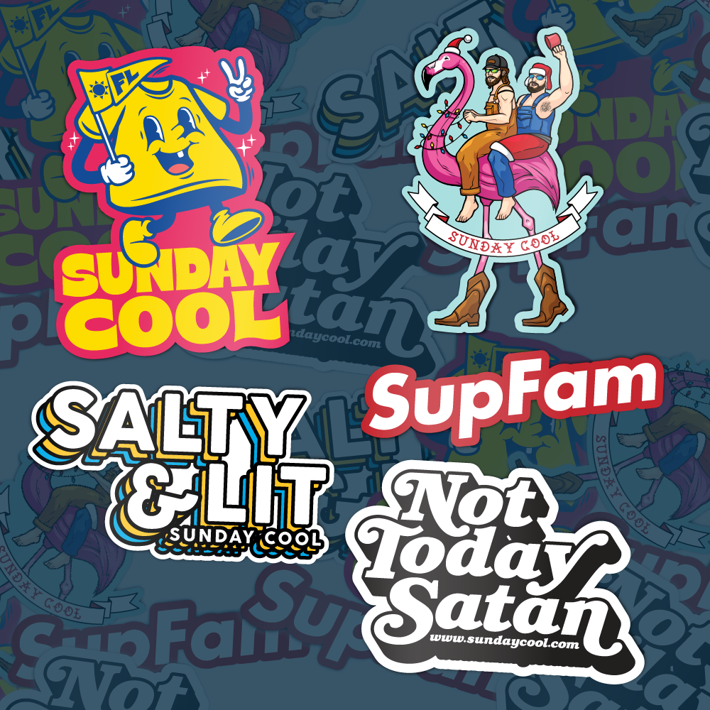 The Classics Sticker Pack – Sunday Cool Swag Store